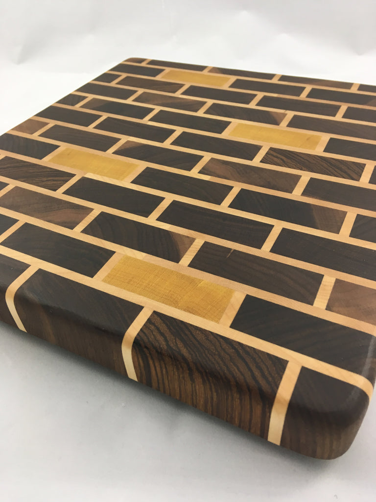Wall-Nut: Yellowheart & Zebra wood accents – Between the Grain Carpentry